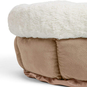 Cozy Ilan Cuddle Cup Cuddler Dog Bed - Jumbo Size | Best Friends by Sheri